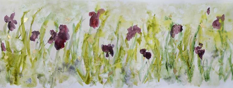 Bloom in a Riot no.1 朝飛暮卷 Painting by Ines Sun | Saatchi Art