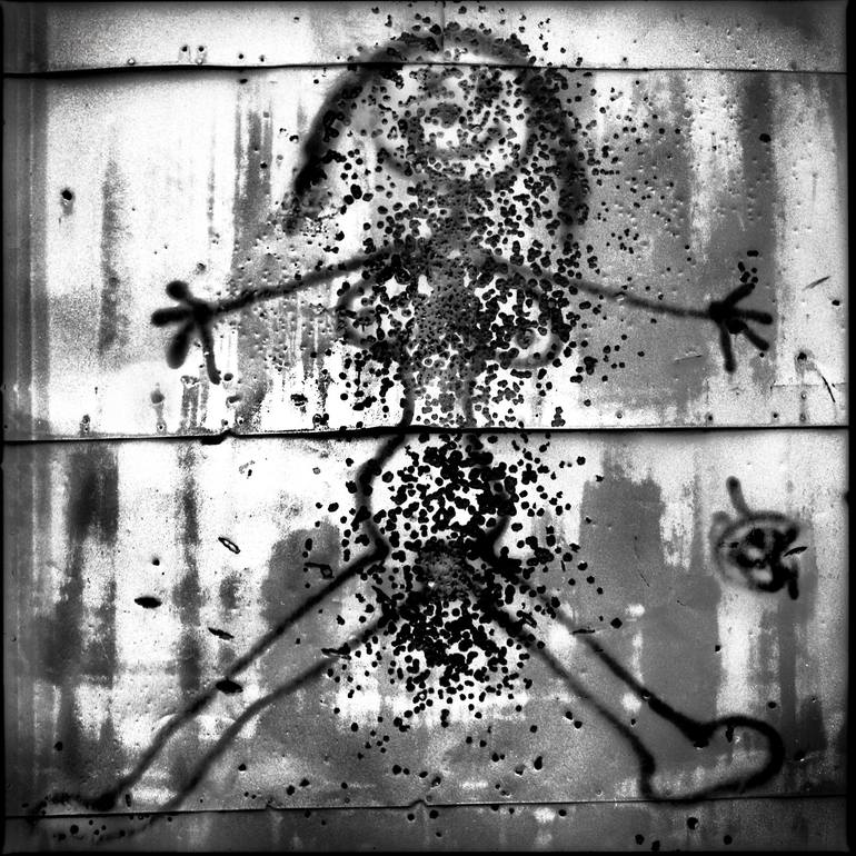 Shotgun graffiti,Death Valley Photography by Daniel McManus | Saatchi Art