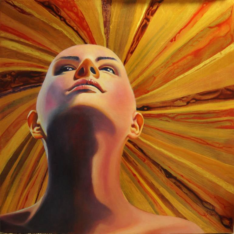 Morgana's Muse Painting by Viki Horat | Saatchi Art