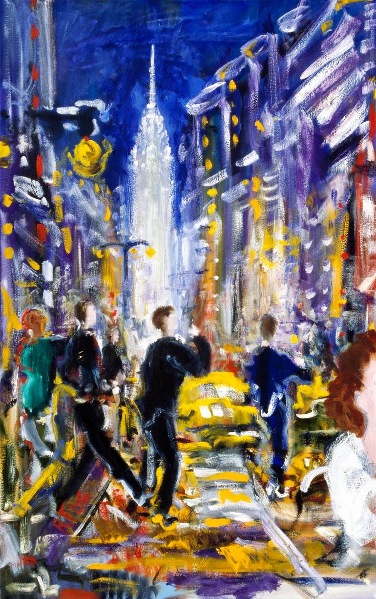 Metropolis Painting by Richard Fox | Saatchi Art