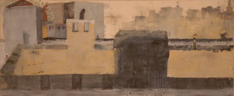 Home Fires Painting by Brendan Roche | Saatchi Art