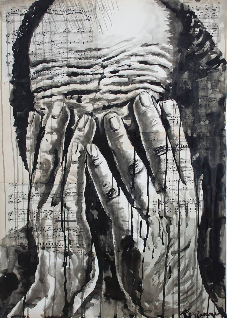 I'm So Tired Painting by Krzyzanowski Art | Saatchi Art