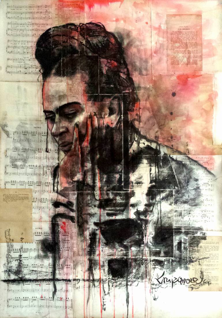 Thoughtfulness Drawing by Krzyzanowski Art | Saatchi Art