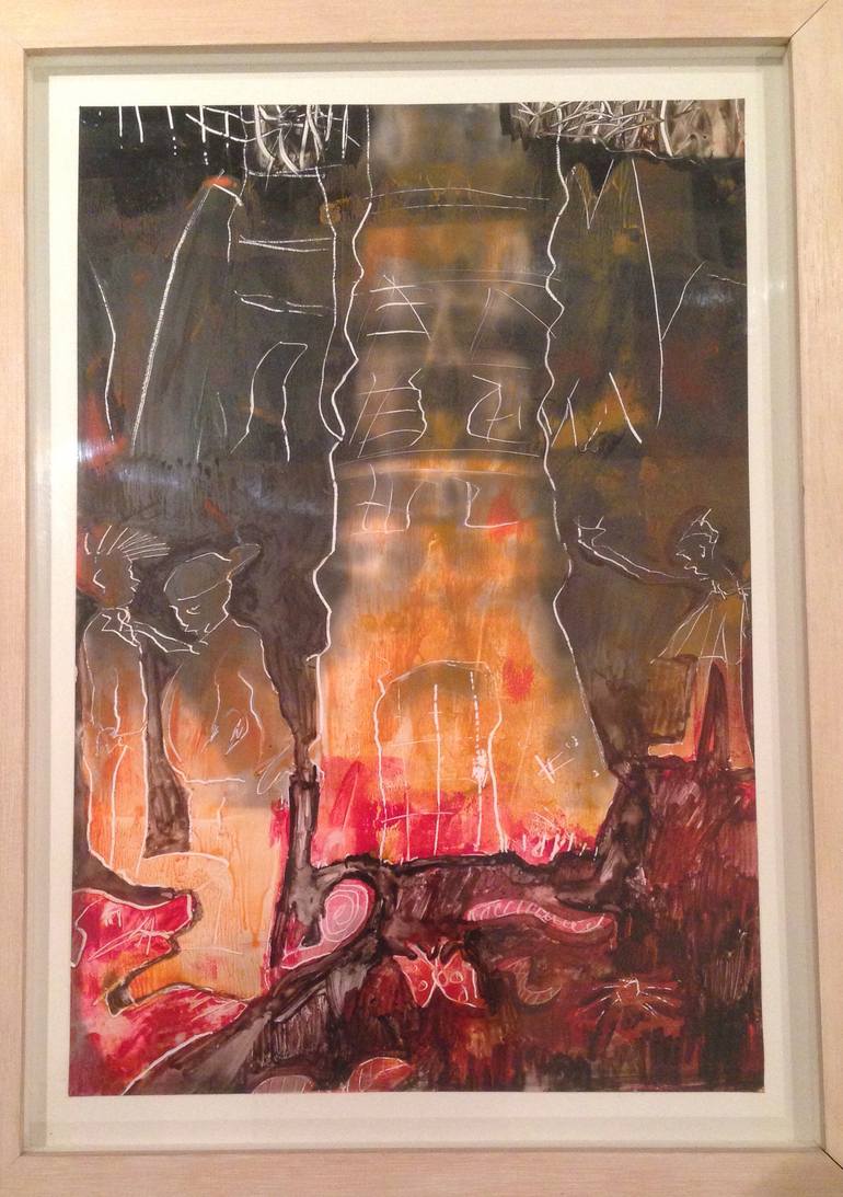 The light house Drawing by Sam Lewis | Saatchi Art