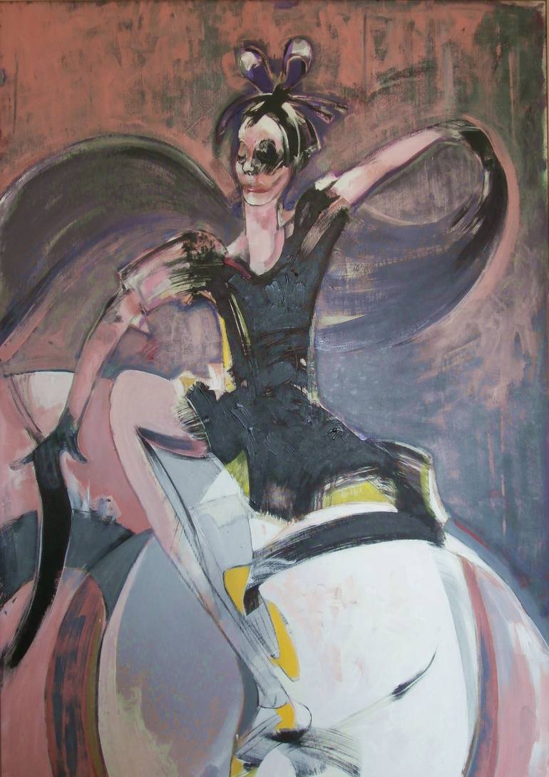 ballerina Painting by George Makris | Saatchi Art