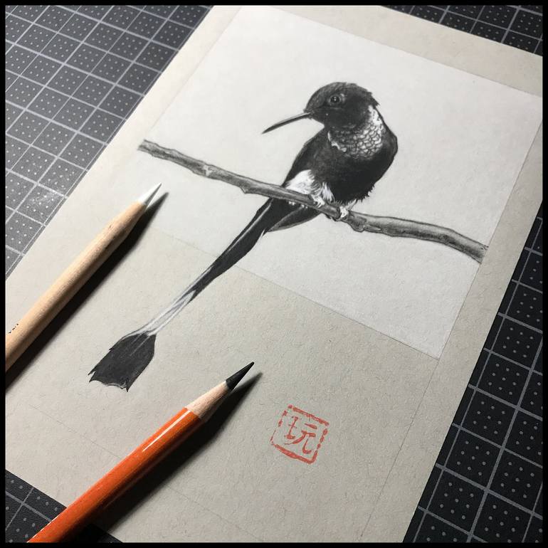 Humming Right Along 5 Drawing by George Paul Miller | Saatchi Art