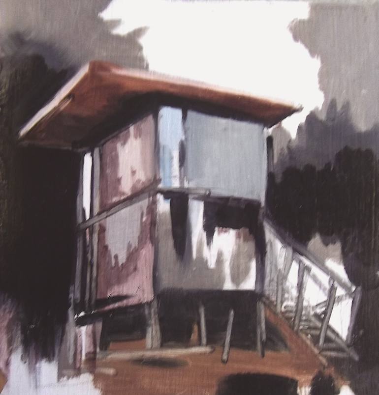 Study For The Sentinel Painting by Andy Allen | Saatchi Art