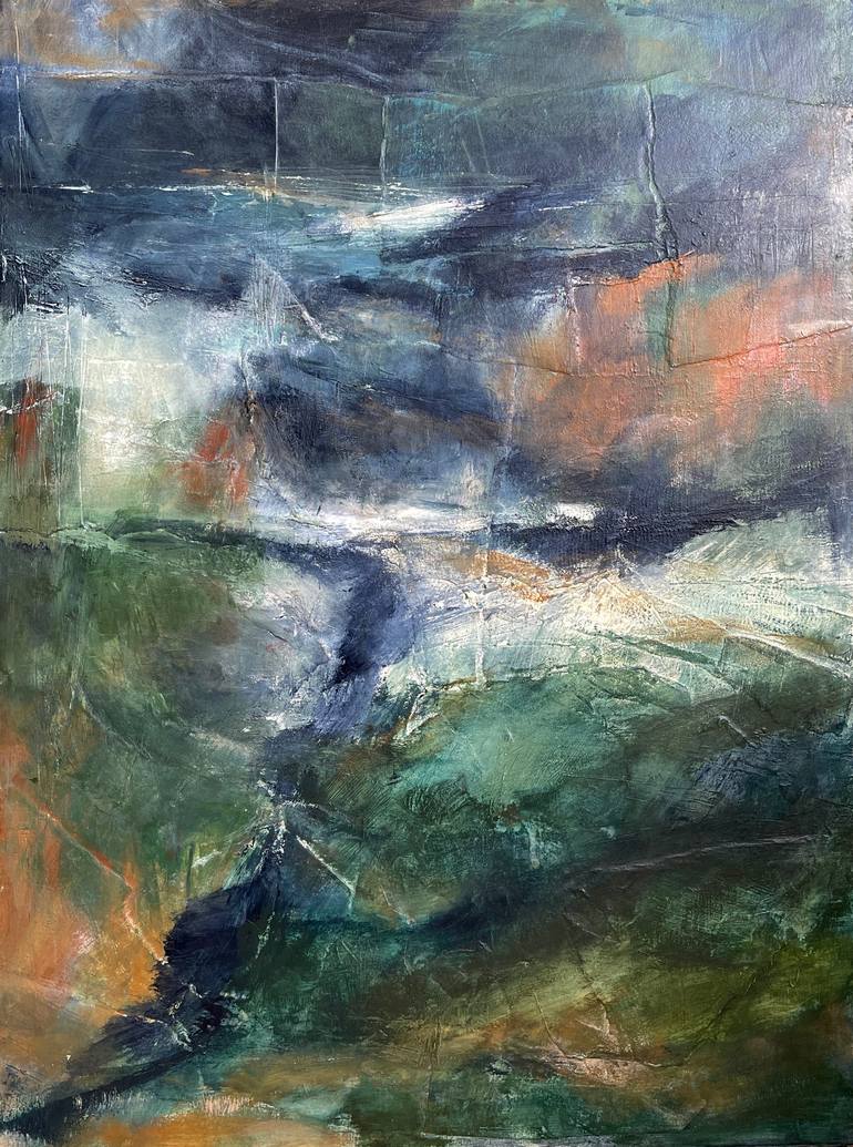 There Are No Edges Painting by Melanie Biehle | Saatchi Art