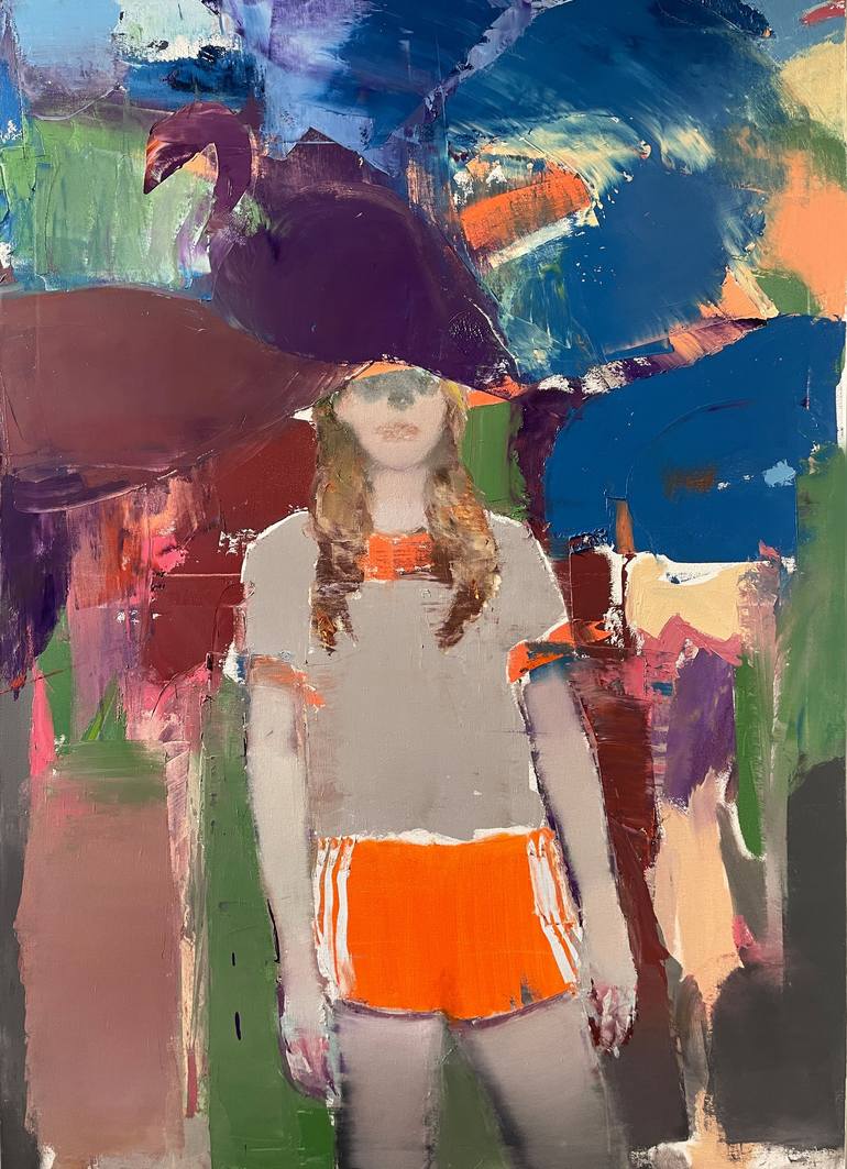 violet swan Painting by Eugene Shadko | Saatchi Art