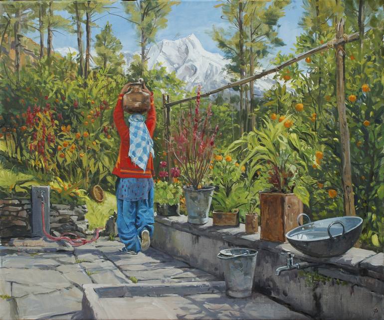 The Copper Pot Painting by Paul Simmons | Saatchi Art