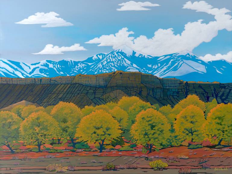 Life Along The River Painting by Ken Church | Saatchi Art