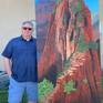 Hike To Angels Landing Painting by Ken Church | Saatchi Art