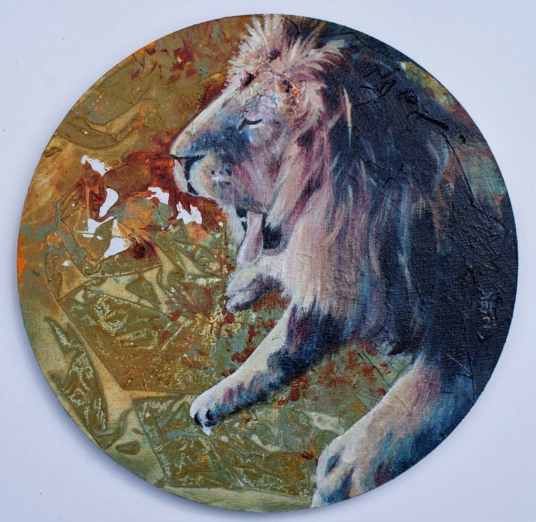 Spike, ZSL Whipsnade zoo Painting by KRISTIAN BROOKS-BUCKINGHAM ...