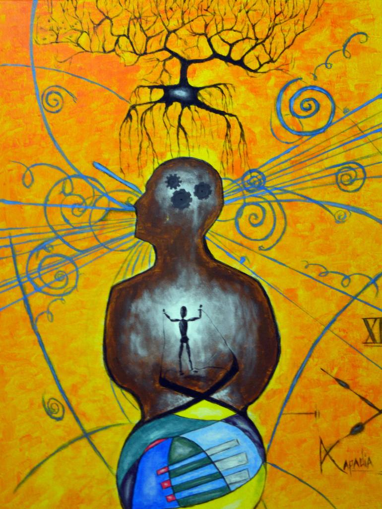 Free-will Painting by Anish Kapadia | Saatchi Art