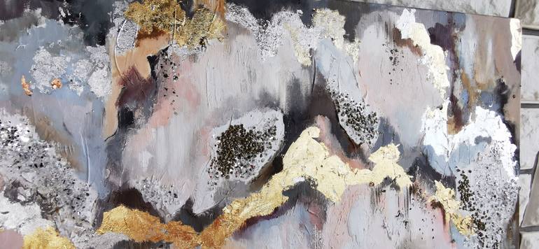 Overflow textures, Modern abstract art Painting by Annet Loginova ...