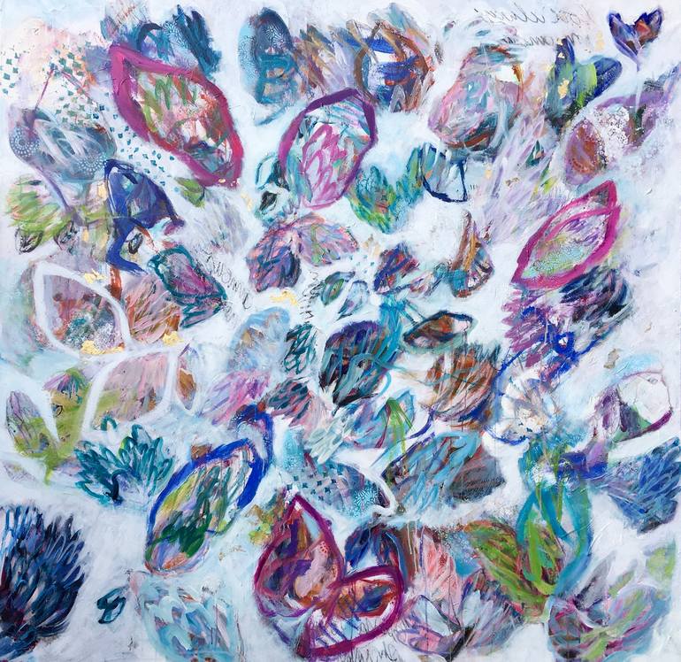 Butterfly revolution Painting by Vivian Borsani | Saatchi Art