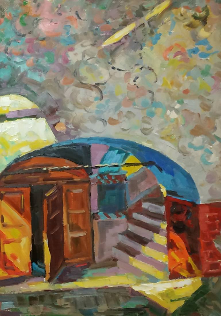 The inner bypass gallery, the northwest porch of the Intercession ...