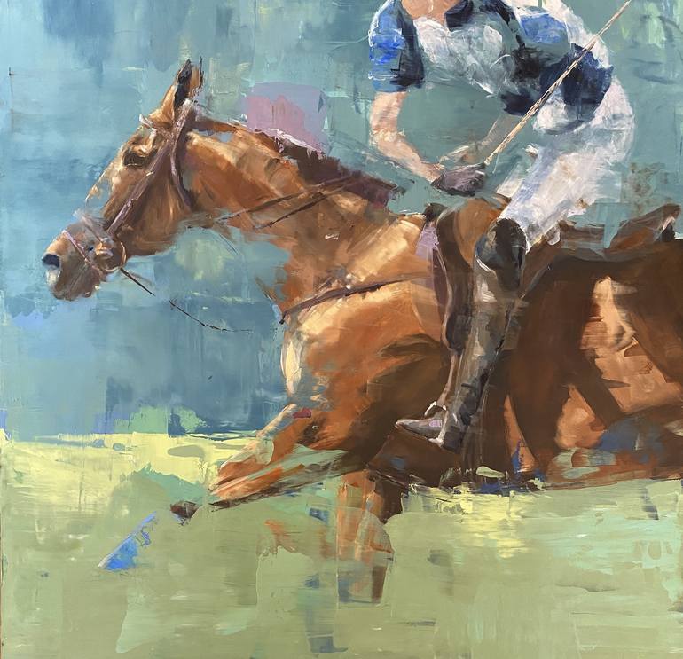 Swing! #4 Painting by Weatherly Stroh | Saatchi Art