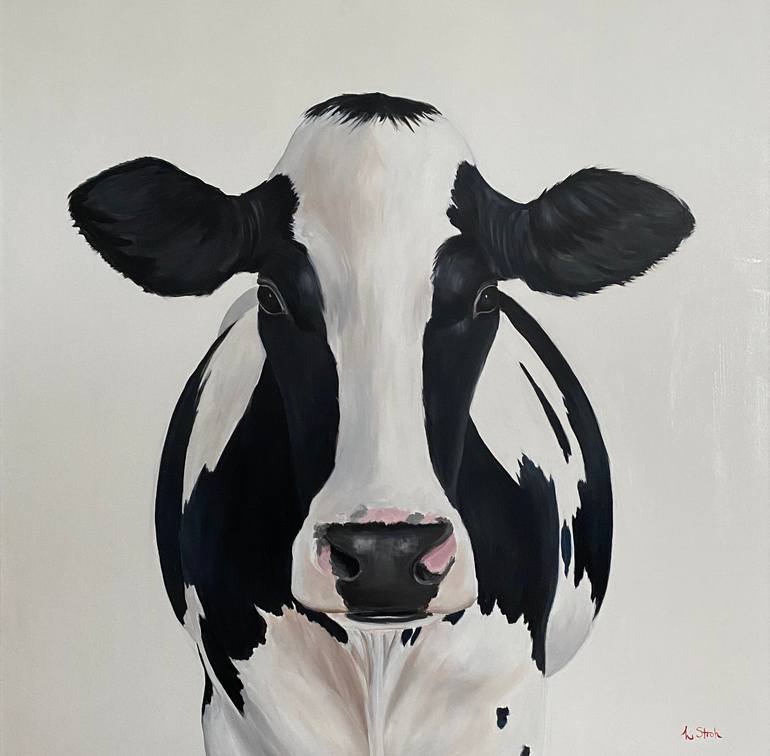Holstein Painting by Weatherly Stroh | Saatchi Art