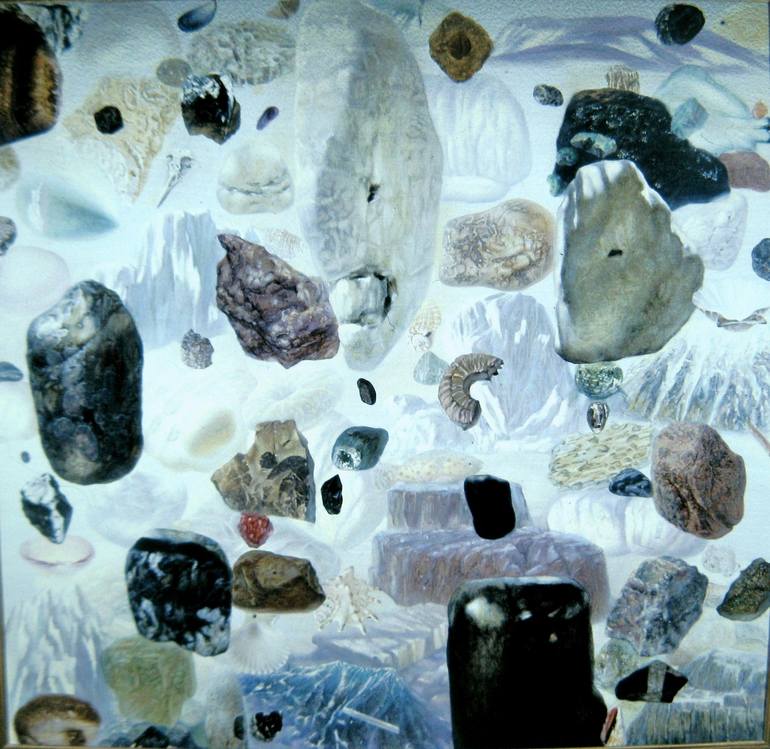 Space of stones Painting by Grabovsky Viktor | Saatchi Art