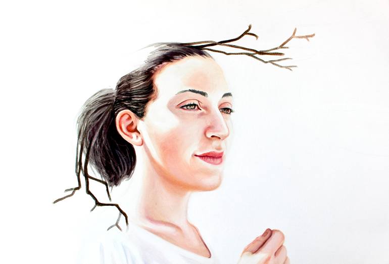 Alessandra Painting by Klaudia Ka | Saatchi Art