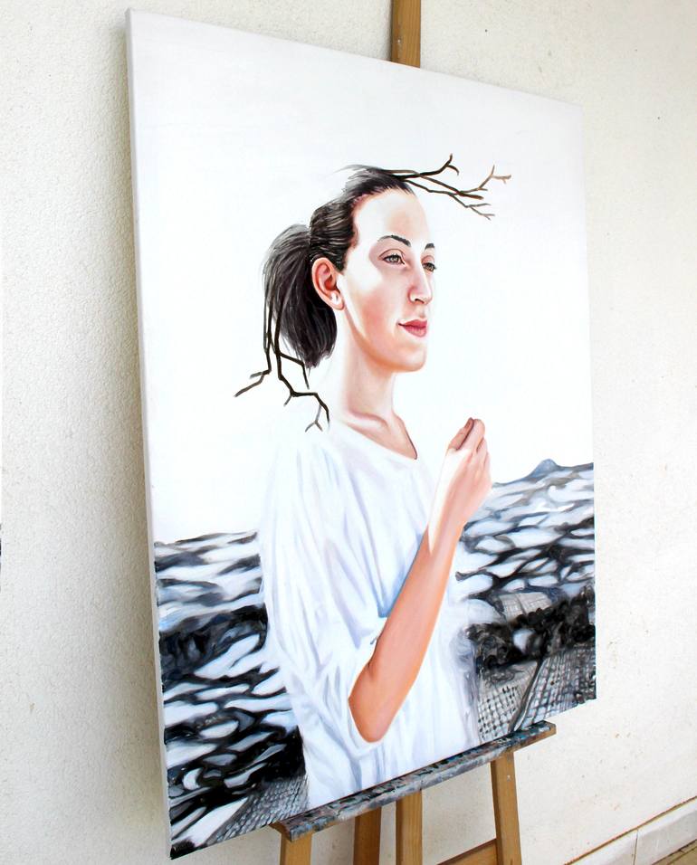 Alessandra Painting by Klaudia Ka | Saatchi Art