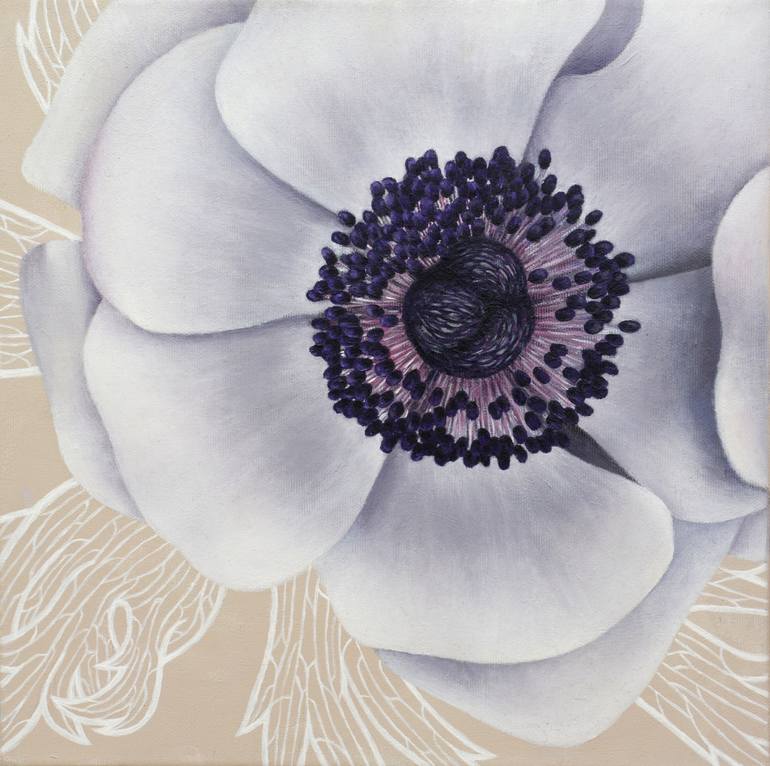 Anemona Painting by Alexandra Calin | Saatchi Art
