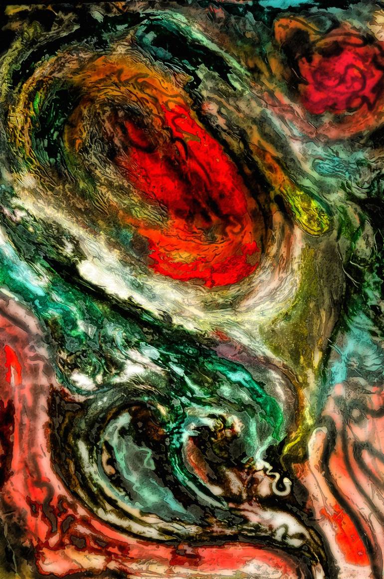 Jupiter's Wandering Eye Painting by David Wilinski | Saatchi Art