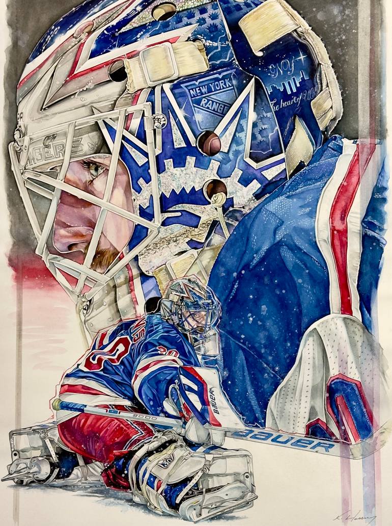King Henrik Painting by Kieran Hassey | Saatchi Art