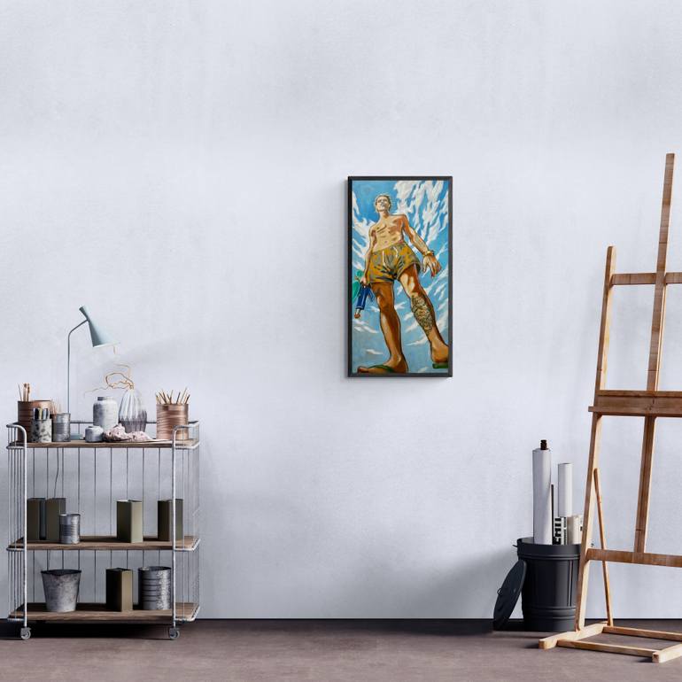 SUMMER WARRIOR Painting by Robert Inestroza | Saatchi Art