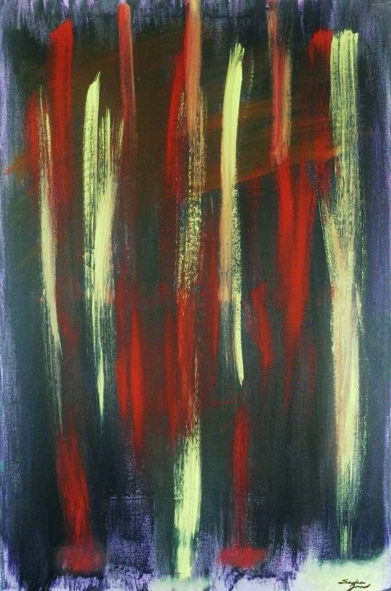 Clown Tears Painting by Sandra Jones | Saatchi Art