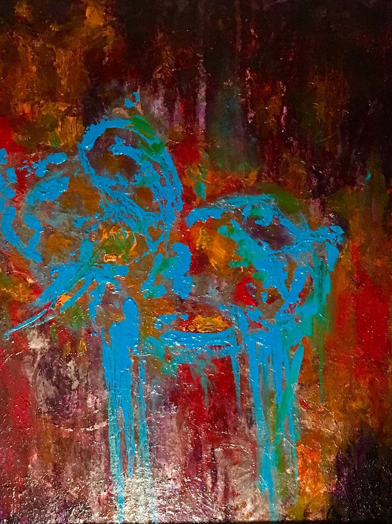 Raging Elephant Painting by Anna Lee De Llano (Anna Lee) | Saatchi Art