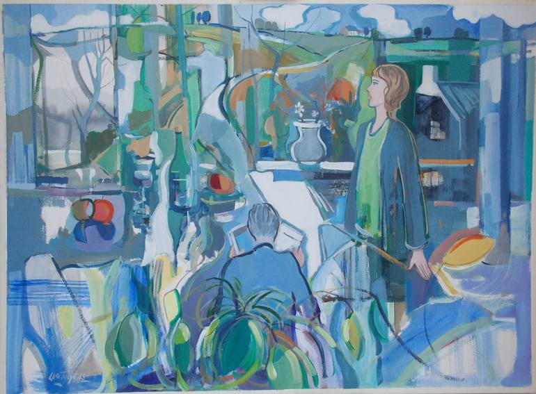 Interior Painting by leo toye | Saatchi Art