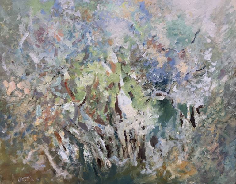 woodland patterns Painting by leo toye | Saatchi Art