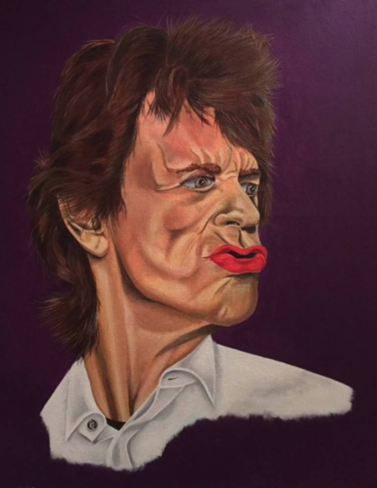 Mick Jagger Painting by Mick Williams | Saatchi Art