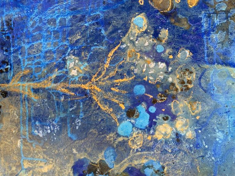 cobalt illusion Painting by Inna Skidan | Saatchi Art