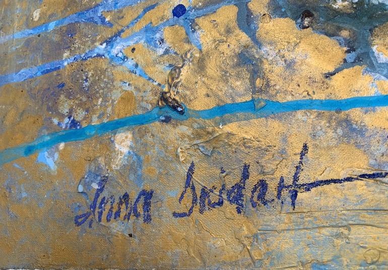 cobalt illusion Painting by Inna Skidan | Saatchi Art