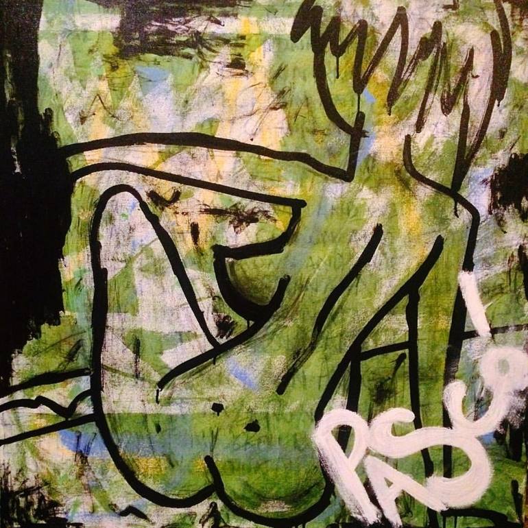 Perky Painting by Emerging Contemporary Artist Pascó | Saatchi Art