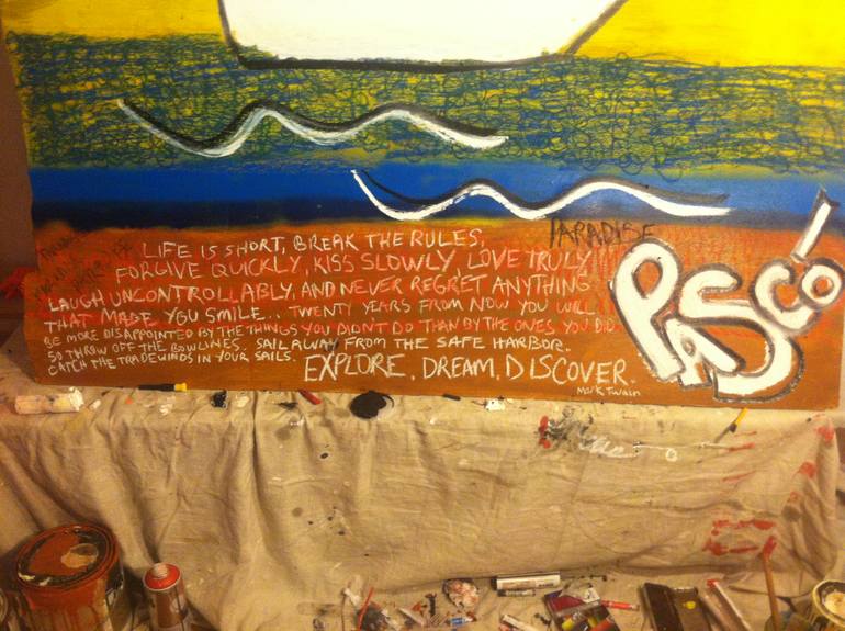 All Day I Dream Painting by Emerging Contemporary Artist Pascó ...