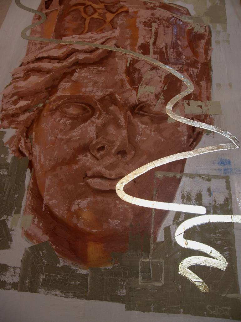 Goddess Tyché Painting by Andrea Sabatt | Saatchi Art