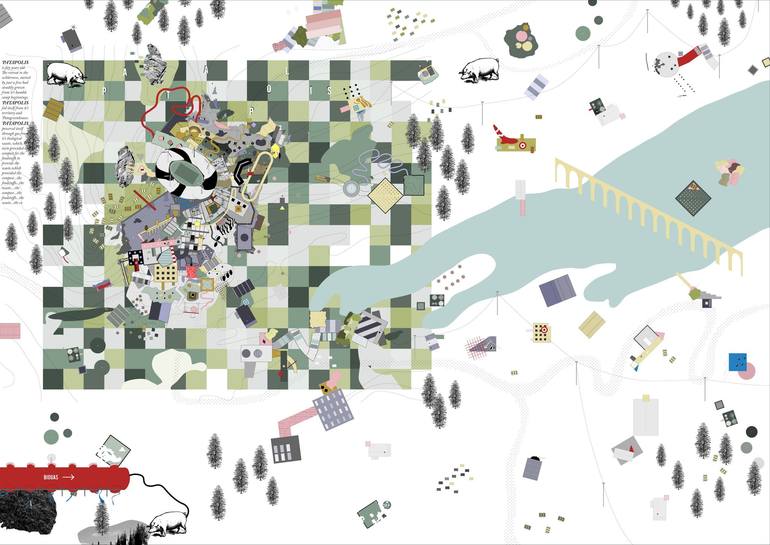 Patapolis Drawing by James Crawford | Saatchi Art