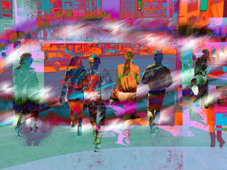 Pacific Blvd - Limited Edition 1 of 5 Mixed Media by Ian Bateson ...