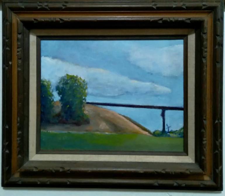 Landscape in Summer Painting by Christopher Davis | Saatchi Art