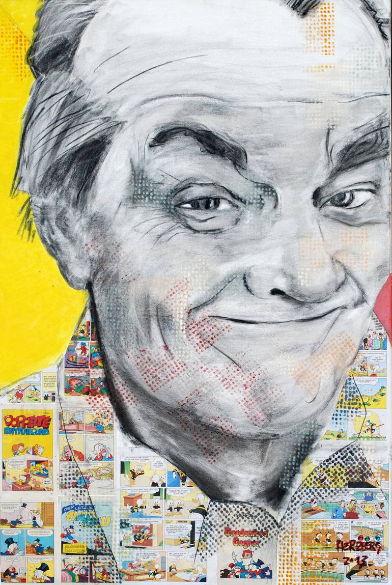 Jack Nicholson Painting by Jan Herzberg | Saatchi Art