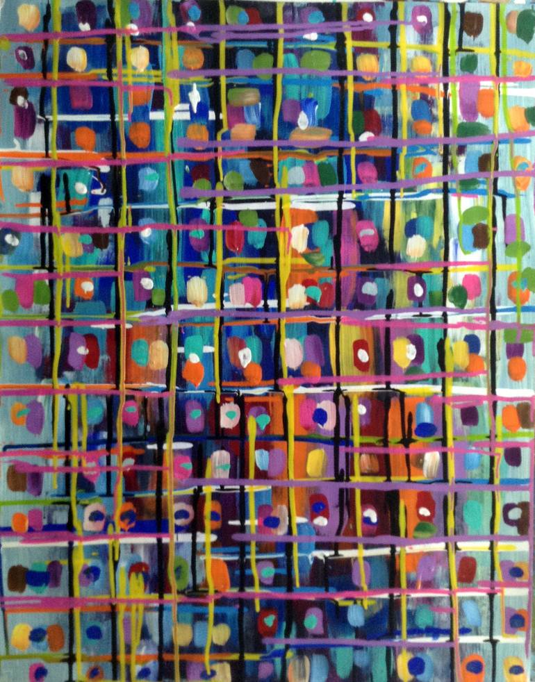 Abstraction PO 216 GR_4577 Painting by Abderrahim El Asraoui | Saatchi Art