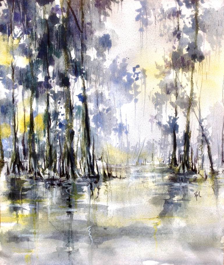 Down By The River Series Painting by Robin Miller-Bookhout | Saatchi Art