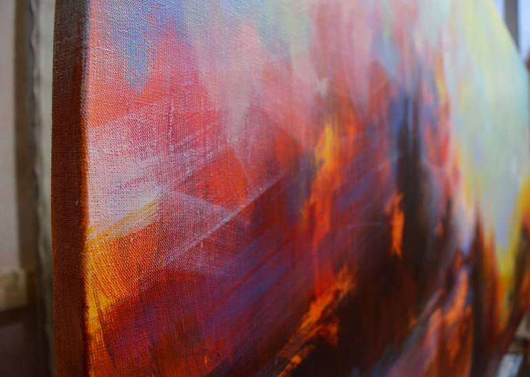 Solar wind 100x200 cm. Painting by Mykola Kocherzhuk | Saatchi Art