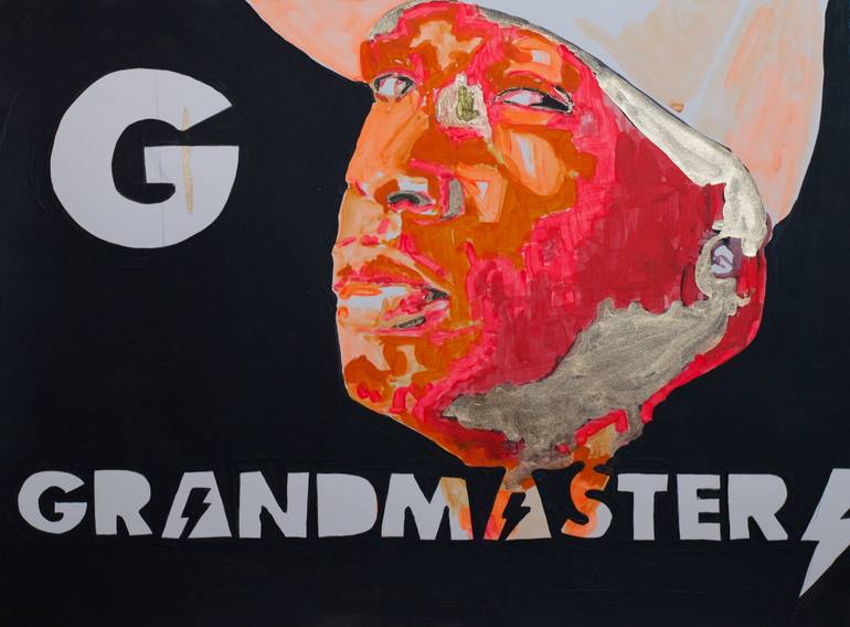 G is For Grandmaster Flash Painting by Libby Allen Augustine | Saatchi Art