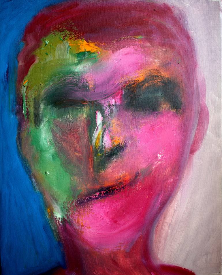 Portrait 8 Painting by Ana-Maria Manolache | Saatchi Art