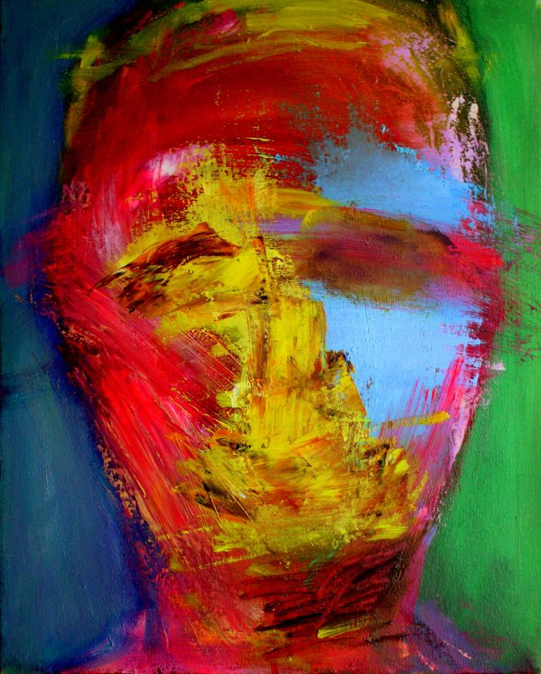 Portrait 12 Painting by Ana-Maria Manolache | Saatchi Art
